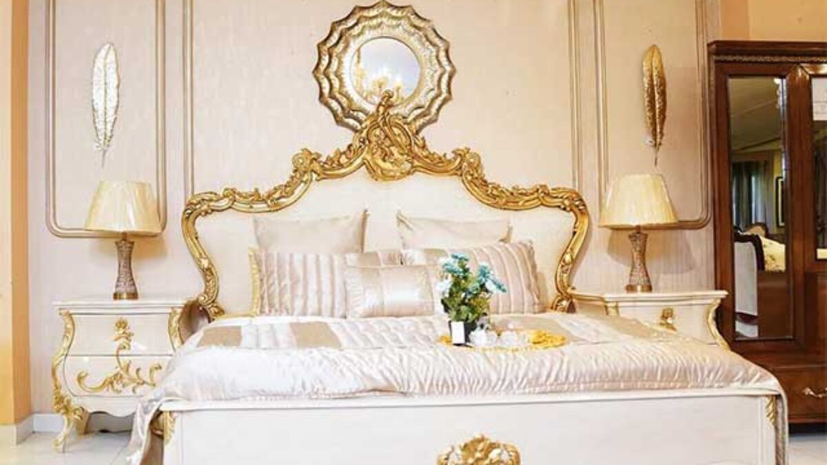 Beautiful Pakistani Furniture Bed Set 108 | Furniture Design In Lahore